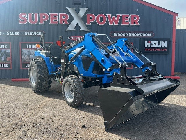 MT242 HE 4x4 LS Tractor with Loader @ Super X Power. Milaca, MN.
