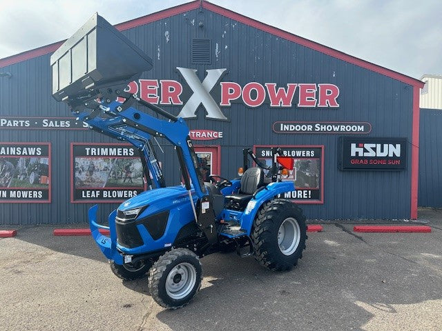 MT242 HE 4x4 LS Tractor with Loader @ Super X Power. Milaca, MN.